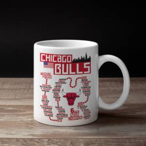 Chicago Bulls Mug, Chicago Bulls Coffee Mug – Mugs' Heaven | Heaven of Mugs