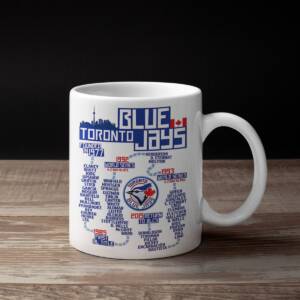 Toronto Blue Jays Coffee Mug, Toronto Blue Jays Timeline Mug – Mugs ...
