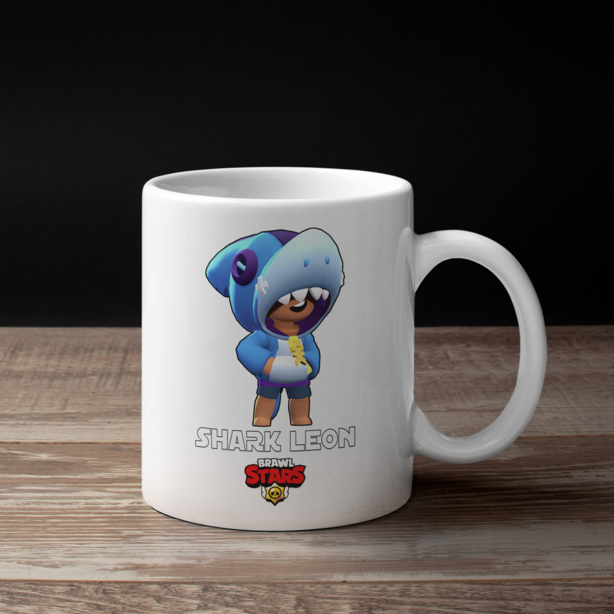 Brawl Stars Coffee Mug, Brawl Stars Shark Leon Mug – Mugs' Heaven ...