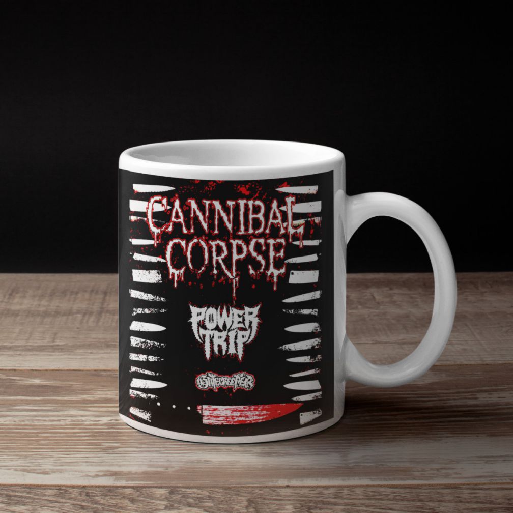 Cannibal Corpse Coffee Mug, Cannibal Corpse Power Trip and Gatecreeper ...