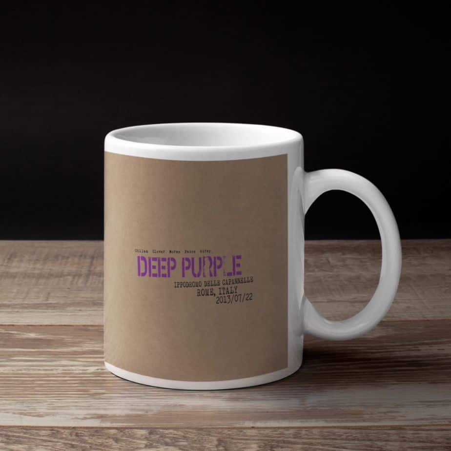 Deep Purple Coffee Mug, Deep Purple Logo Coffee Mug – Mugs' Heaven ...