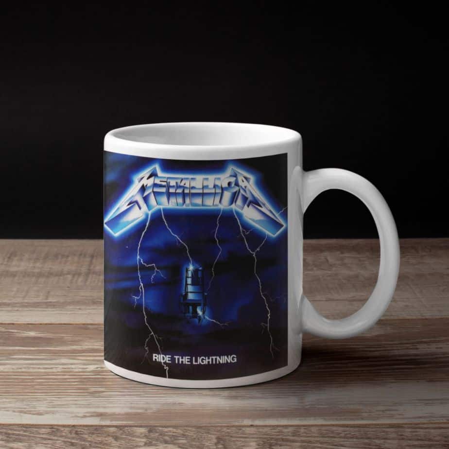 Metallica Coffee Mug, Metallica Ride The Lightning Coffee Mug – Mugs ...