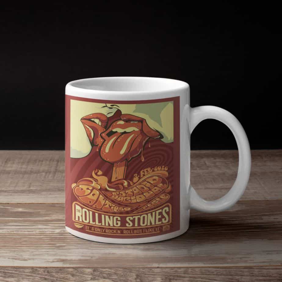 The Rolling Stones Coffee Mug, The Rolling Stones Its Only Rock n Roll ...