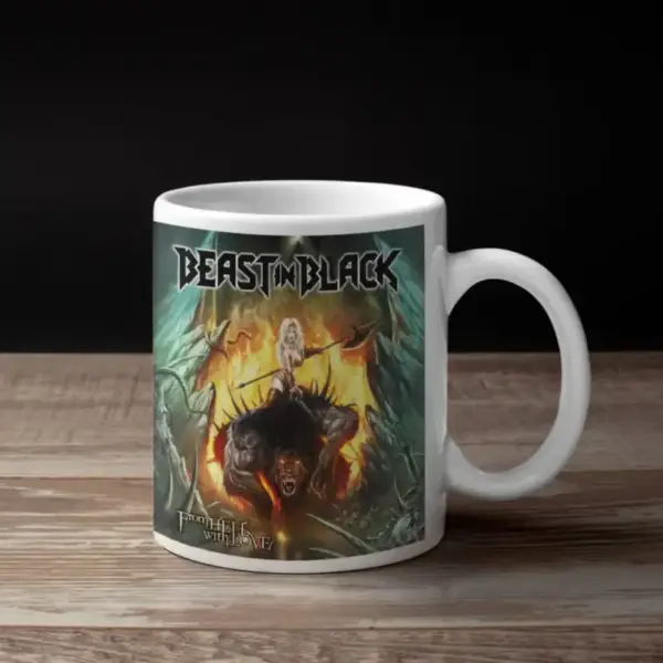Beast In Black Coffee Mug, Beast In Black From Hell With Love Coffee ...